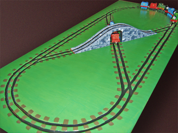 Shane Sabin: Hot Wheels/Train Track Board