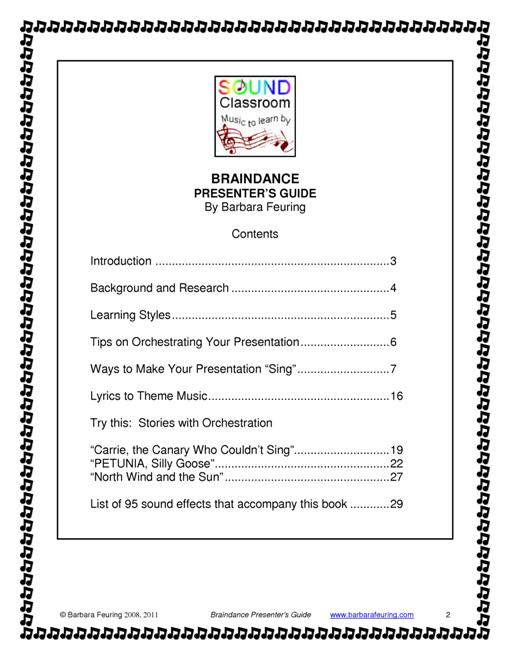 Sound Classroom - Music to learn by: Braindance: The whole brain/body ...