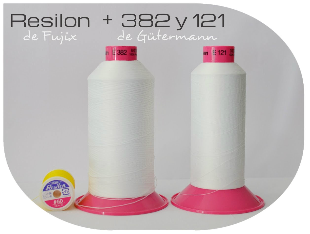 Resilon de Fujix y Gutermann 121 y 382 » Patrones en pdf | Naii Costura