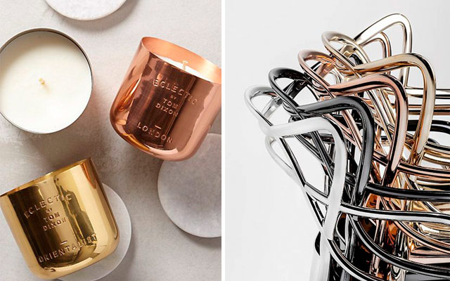 Marzua: El color metalizado en decoración