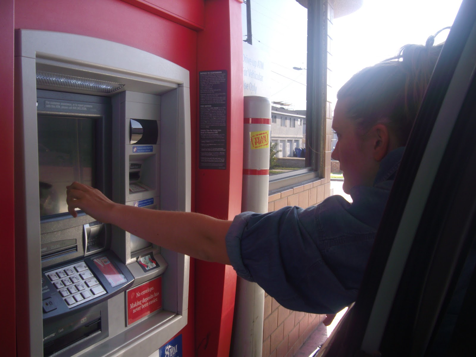 San Diego Moments: The one with the Drive Through ATM