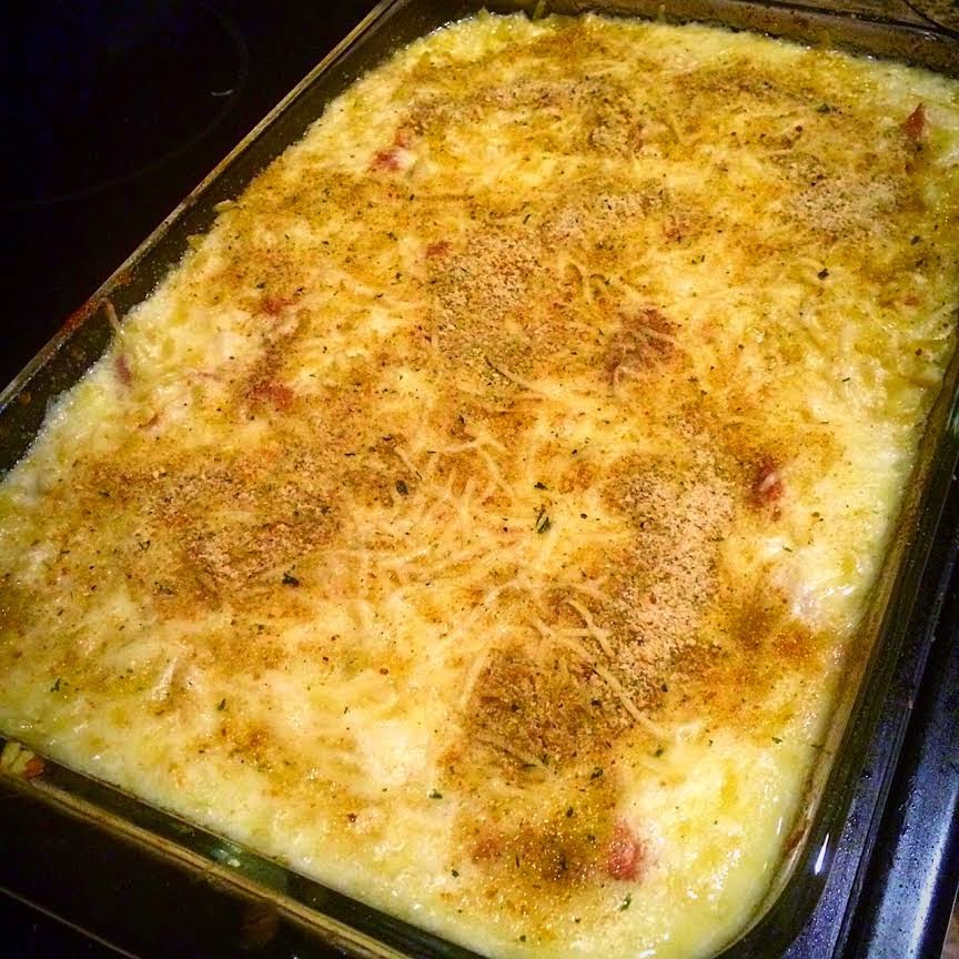 Foodmancing the Girl®: Recipe: Crab and Pancetta Mac N Cheese (with Orzo)