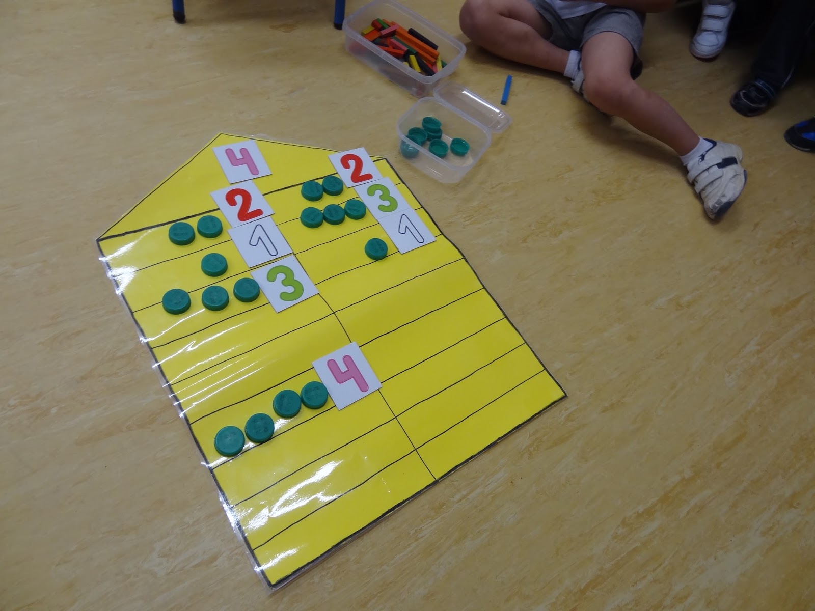 Los bichitos de mi clase: LA CASITA DE LOS NÚMEROS