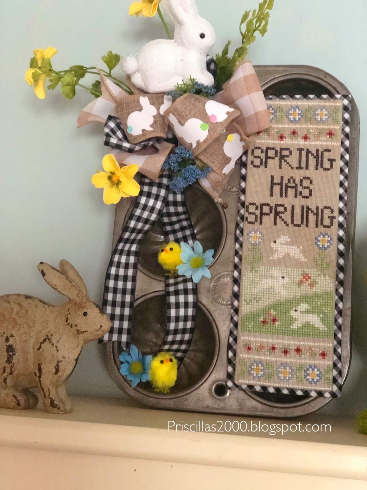 Priscillas: Spring in the Vintage Muffin Tin