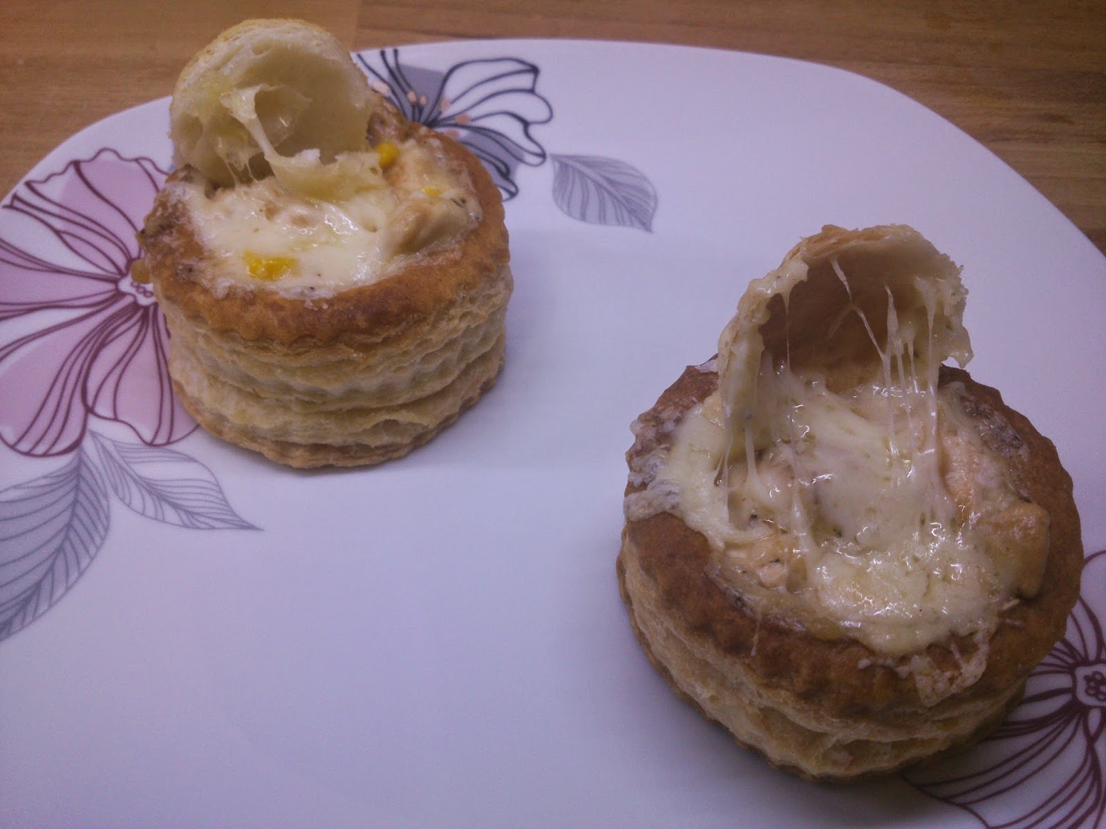 Recettes: Vol au vent au poulet et maïs