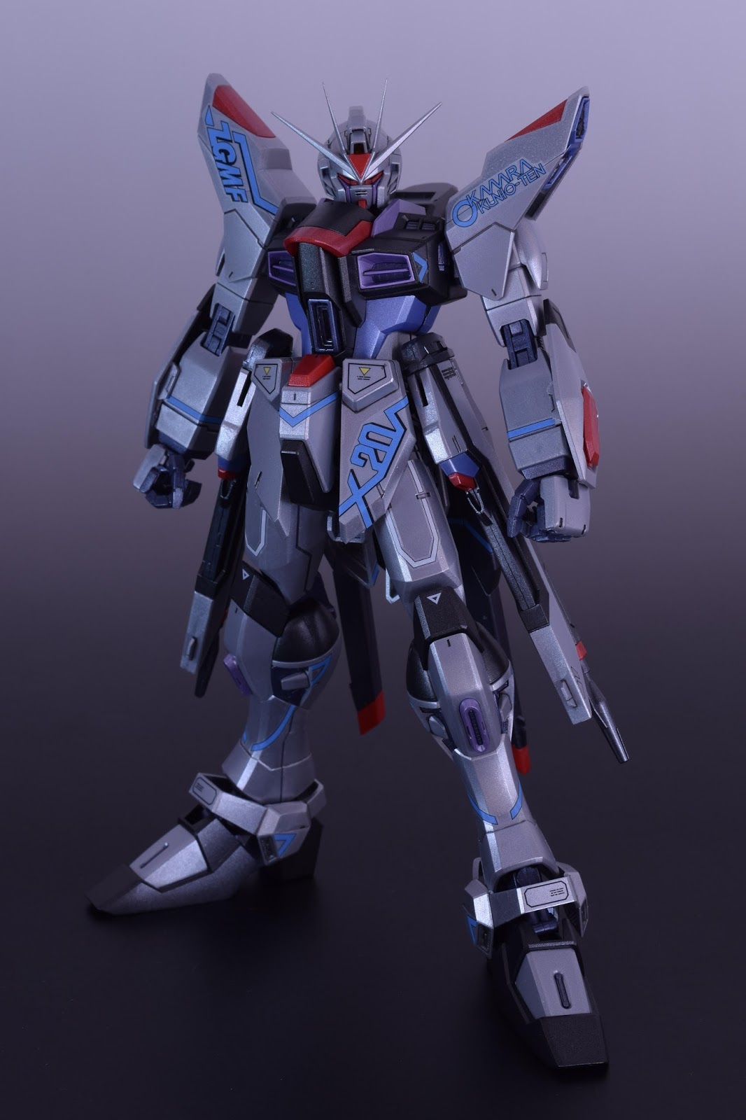 Painted Build: MG 1/100 Strike Freedom Gundam [Kunio Okawara ver.]