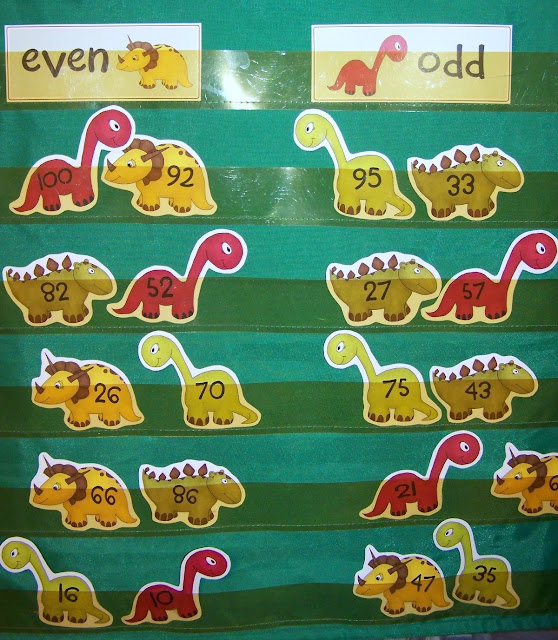 Doodle Bugs Teaching {first grade rocks!}: Dinosaur Number Cards