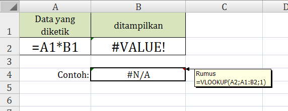 Penanganan Pesan Kesalahan (Error) Pada Excel | Exist Online