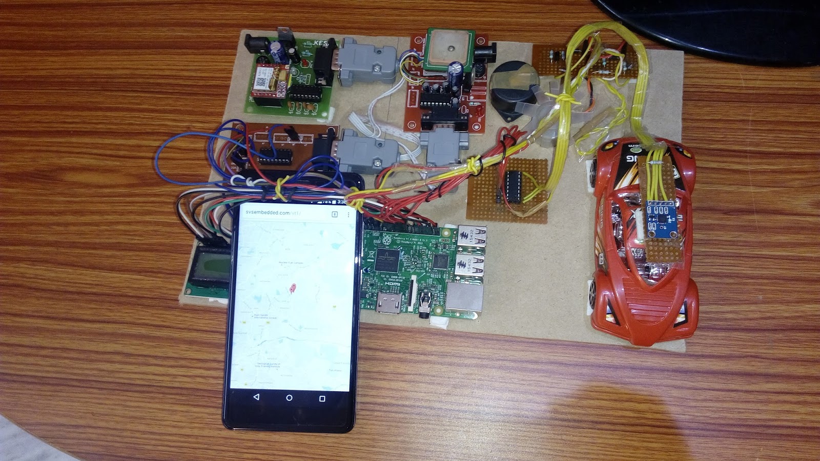 SVSEMBEDDED , 9491535690, 7842358459: Vehicle Accident Detection Using MEMS,GSM,GPS and Raspberry Pi