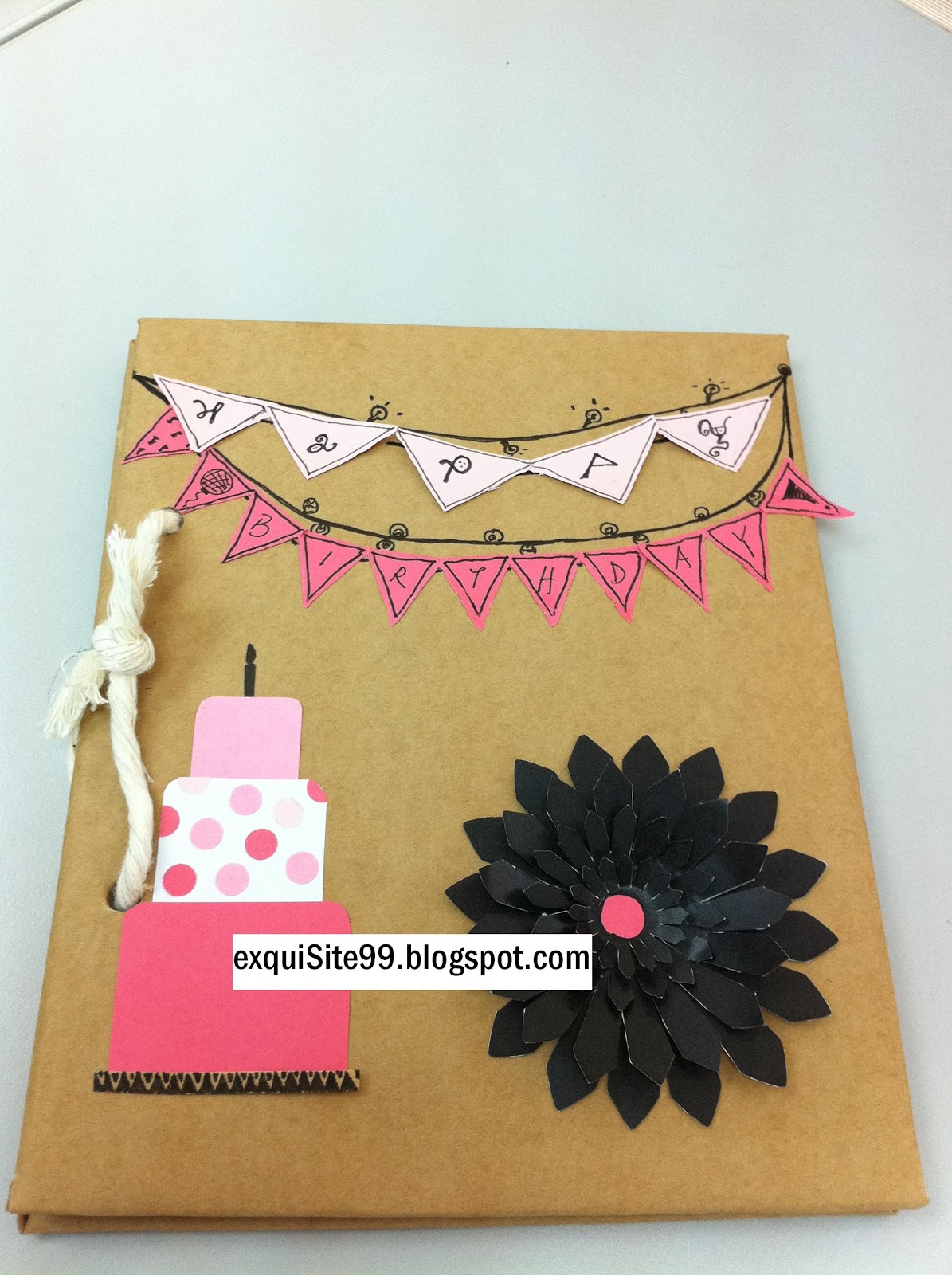 ExquiSite: Birthday Card - Recycle Material