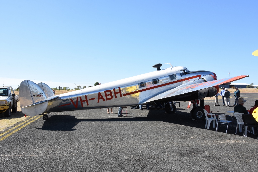 Central Queensland Plane Spotting: Rolleston-based Lockheed 12A Electra ...