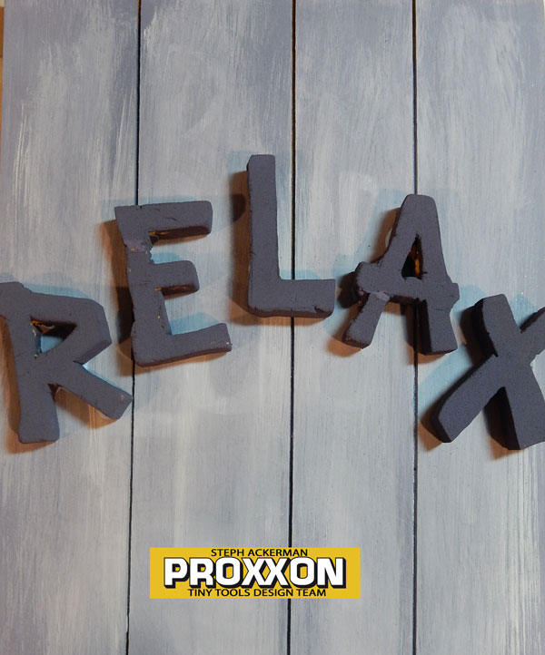 Tiny Tool Time: Relax Beach Sign