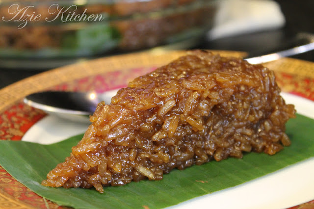 Kuih Wajik aka Nasi Manis Durian Buat Tetamu Istimewa Nur Qaseh - Azie ...