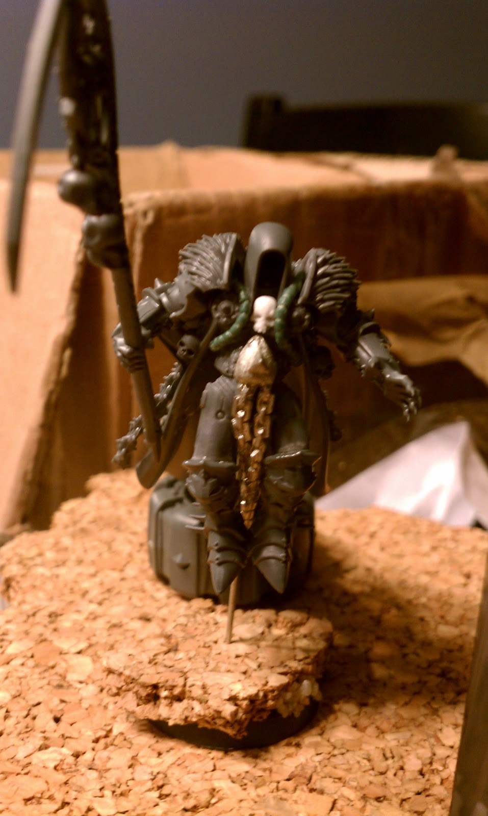 Dark Future Games: 40k Chaos Sorcerer Conversion from Fantasy Manticore ...