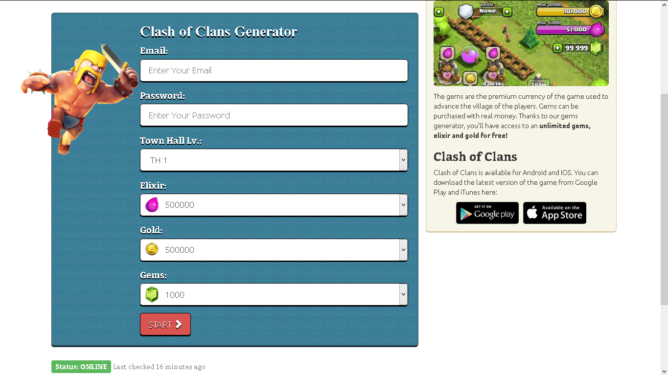 Kumpulan Script Phising Coc 2016 (new) | Syahrul46