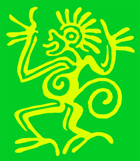 Steve V Illustration: Aztec Monkey