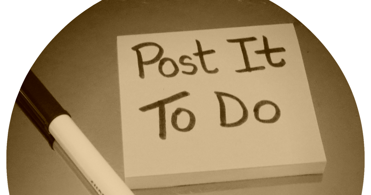 Hodge Podge Moments: Visual To Do List