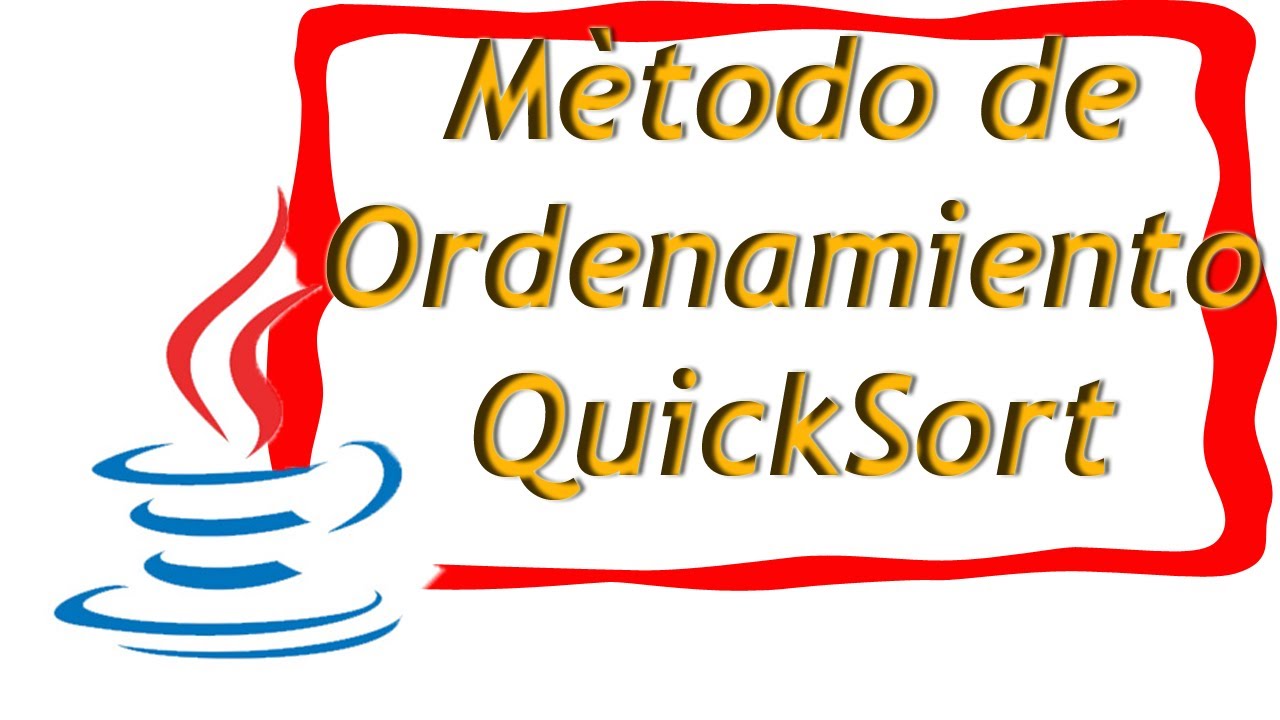 Método de ordenamiento QuickSort con funciones en java ~ CodeMyN Método de ordenamiento QuickSort con funciones en java ~ CodeMyN