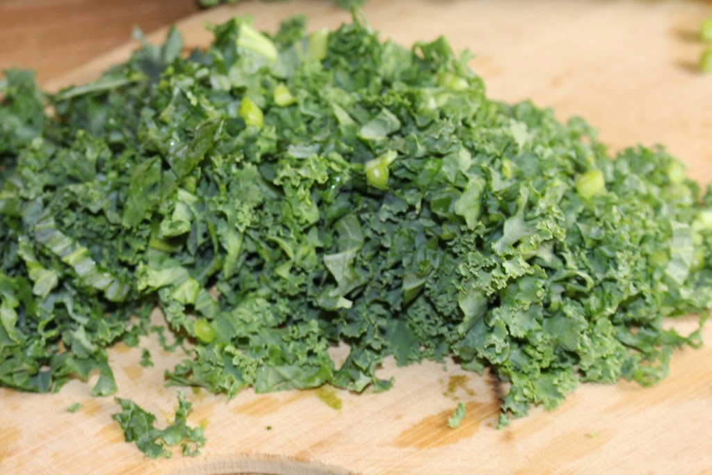 KALE LEAVES PORIYAL - Vanga Samaikalam