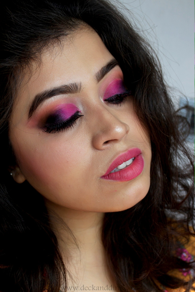 Valentine's Day: Peppy Pink Smokey Eye Makeup Tutorial - Deck and Dine