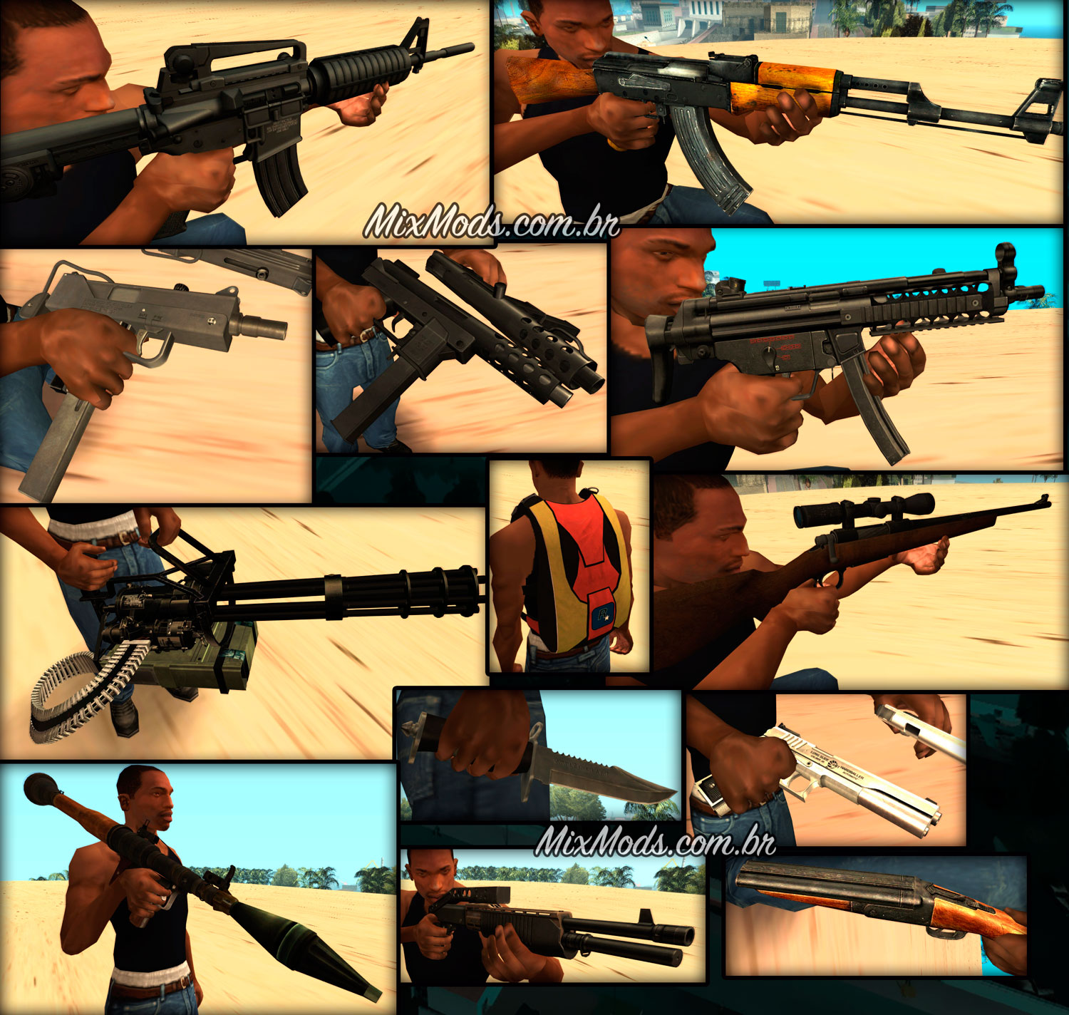 Гта сан андреас nextgen remaster weapon