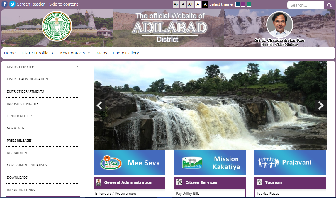 Tourist Places and Temples in Adilabad District in Telangana