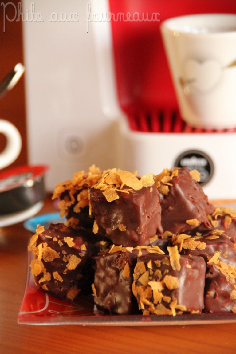 Philo aux fourneaux: Carrés de chocolat croustillants