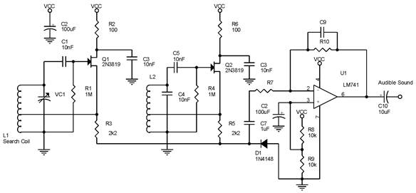 Metal Detector Circuit