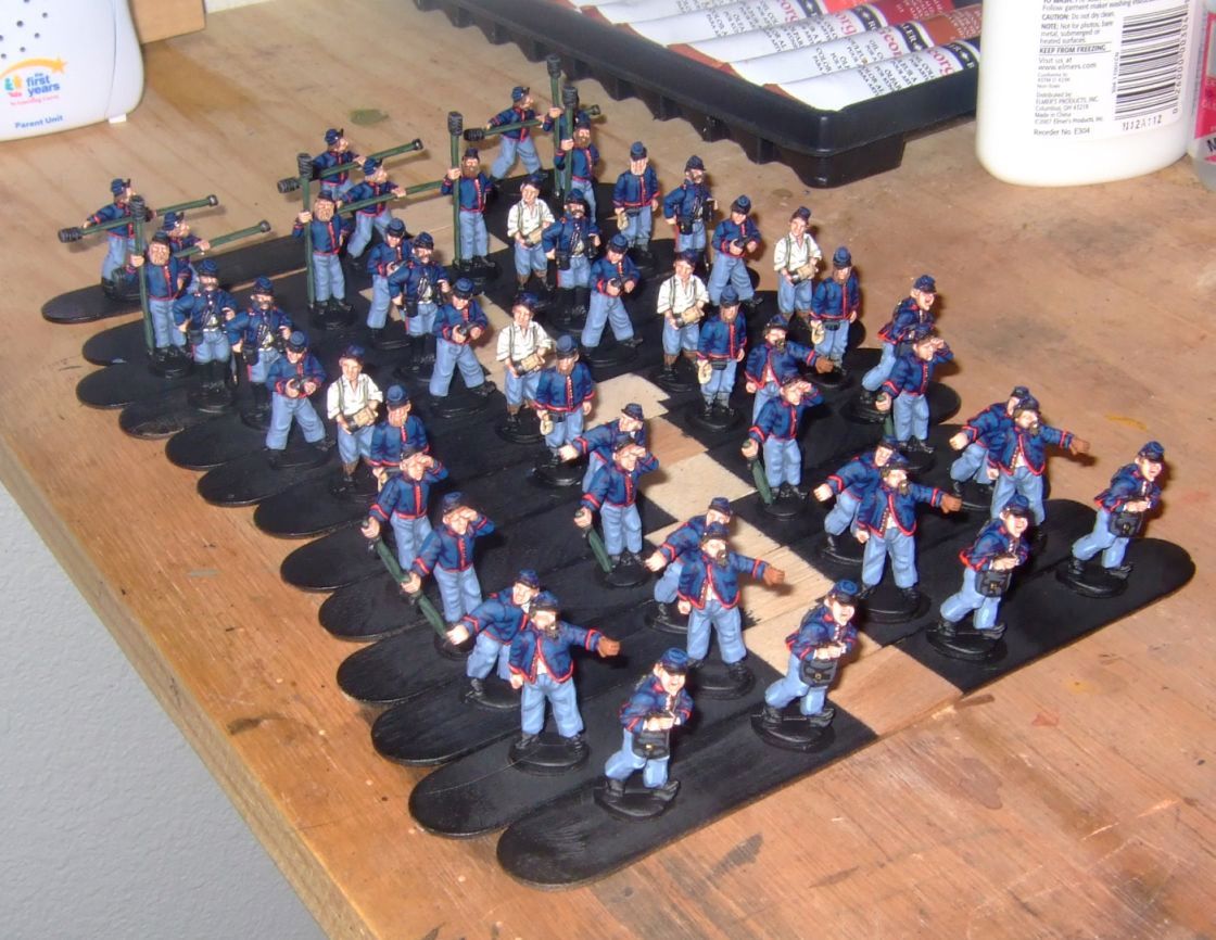 MacPhee's Miniature Men: 28mm ACW Union Gunners
