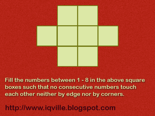 Consecutive Numbers and Boxes Puzzle | IQVille - - Perfect place for ...