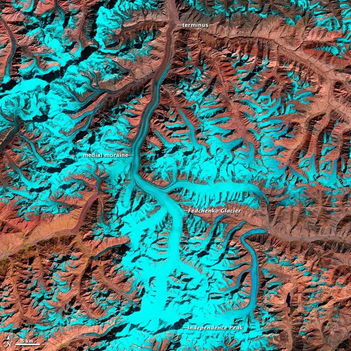 SA Weather and Disaster Observation Service: Fedchenko Glacier