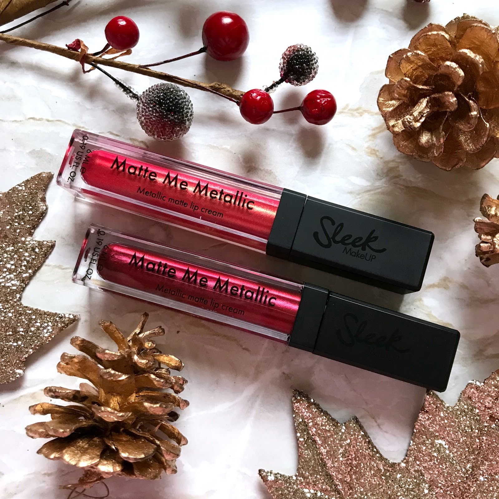 Je teste le lip gloss matte metallic de la marque Sleek