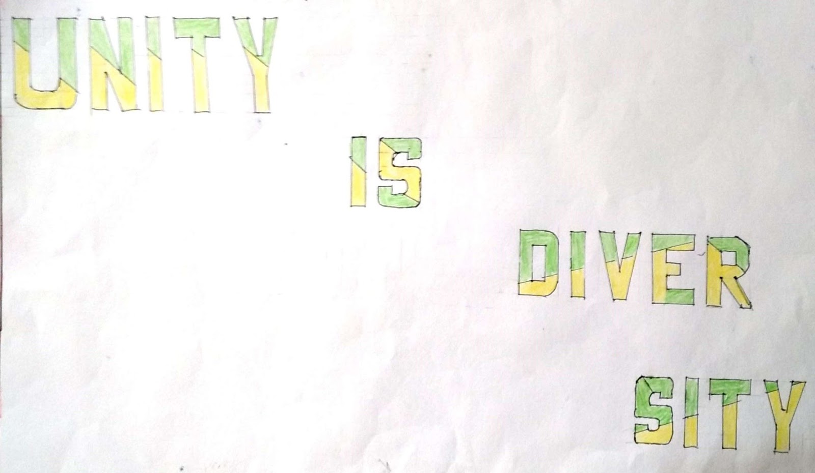 Slogan on Unity is strength | Slogan on Ekta Diwas | Paintings of Unity ...