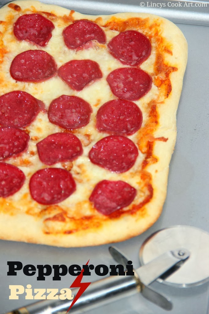 Pepperoni Pizza/ Pizza Pepperoni ~ Lincy's Cook Art
