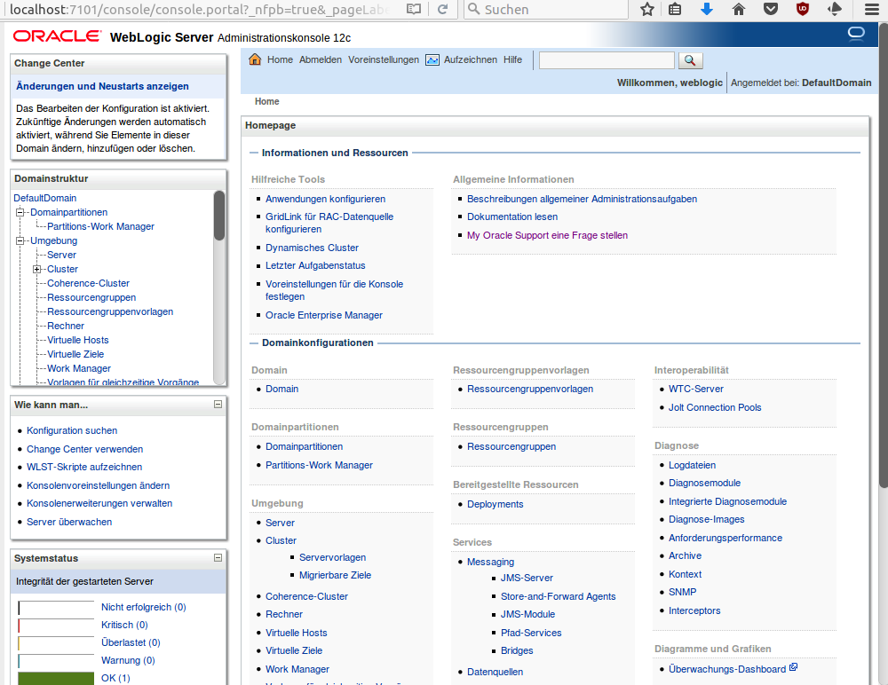 Run Like Hell Oracle Soa Suite 12c Running Bpel Processes With Jdevelopers Built In Weblogic