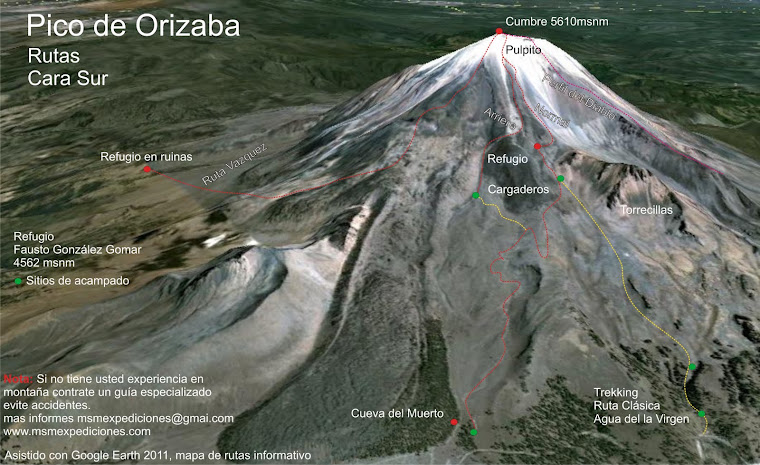 Pico de Orizaba (Citlaltepetl): Datos Geográficos