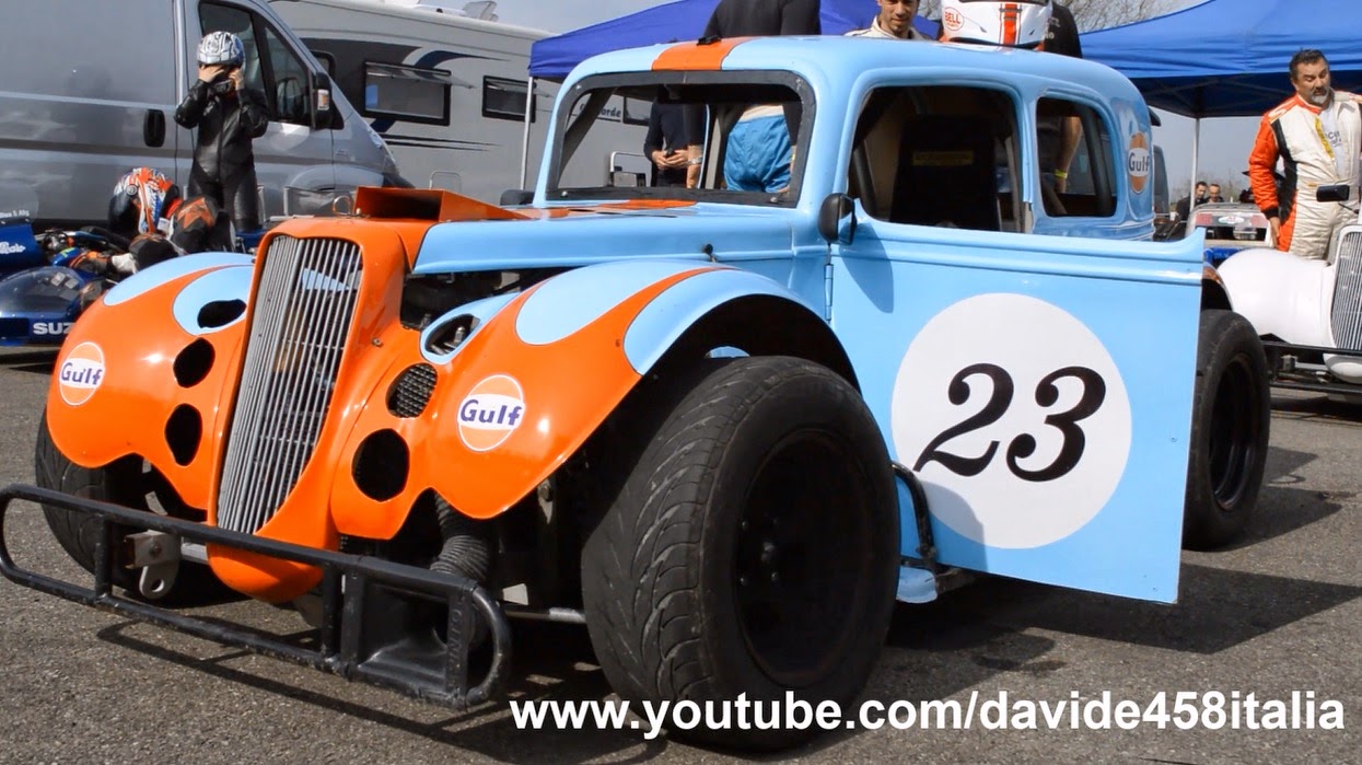 Davide458italia: Legend cars on the track [video]