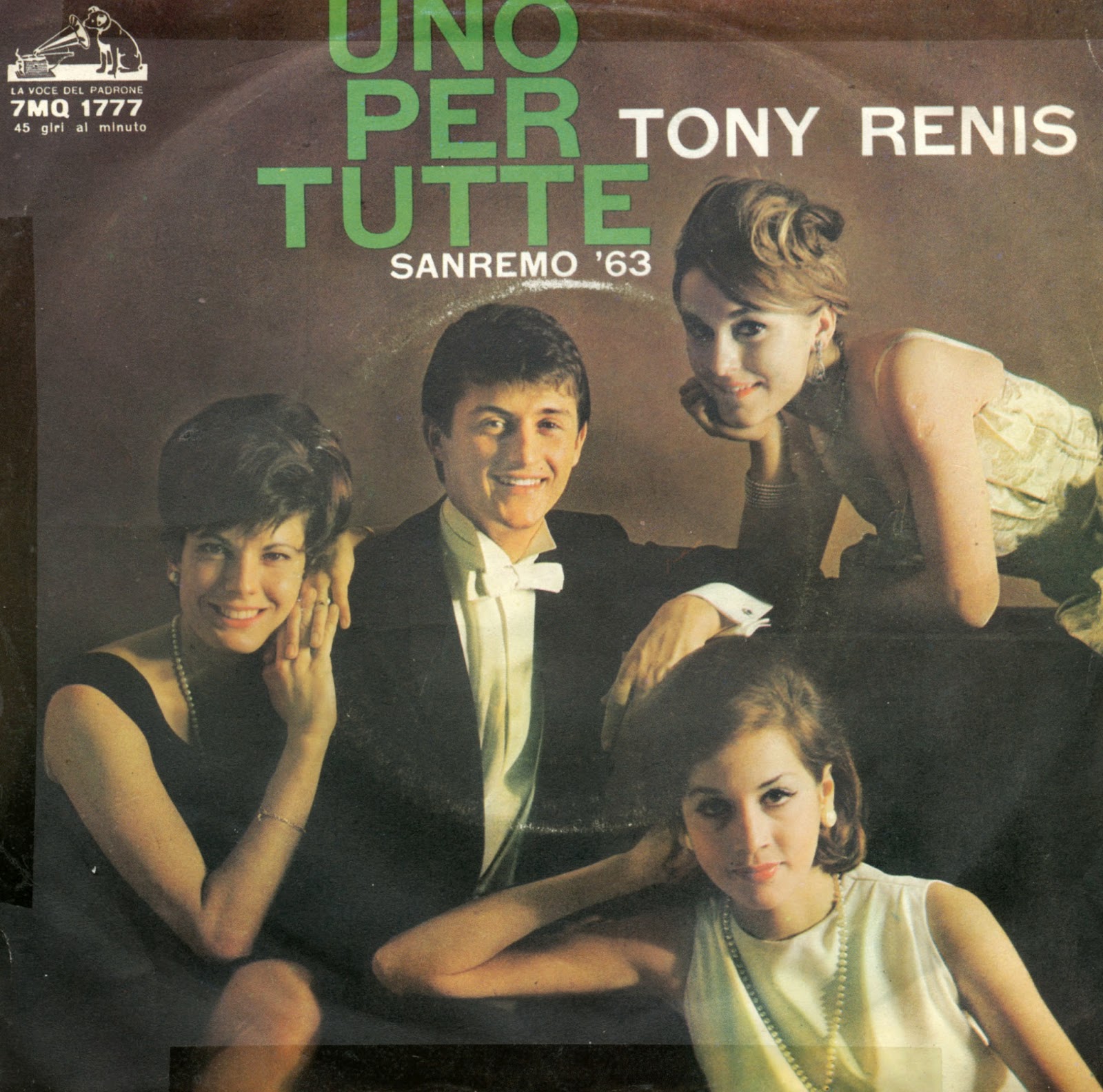 Music on vinyl: Uno per tutte - Tony Renis