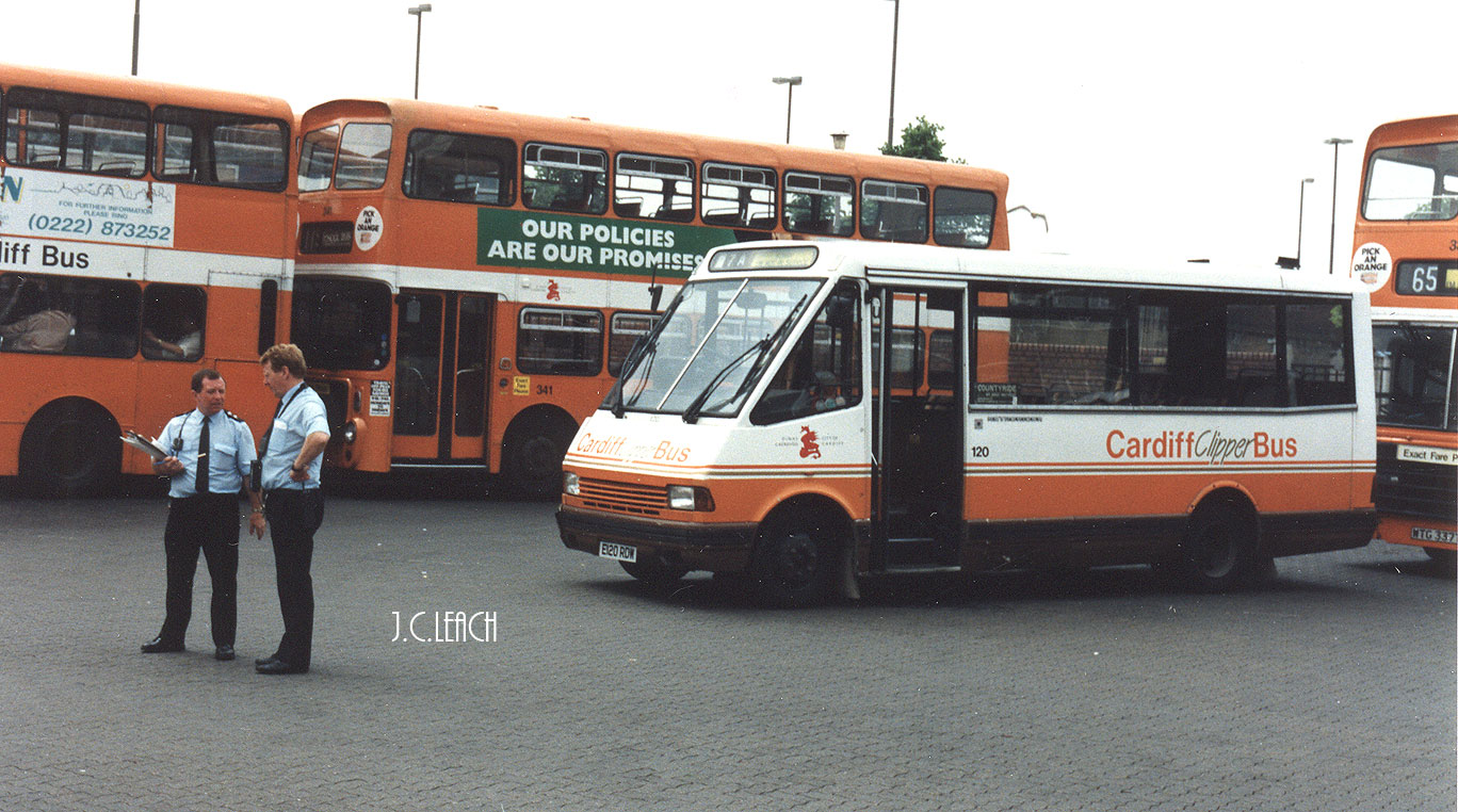 Busworld Photography: Cardiff City Optare Metrorider E120 RDW.