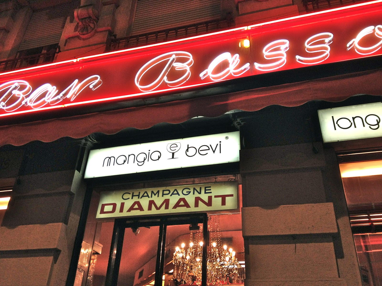 not drinking poison in paris: n.d.p. in milan: bar basso