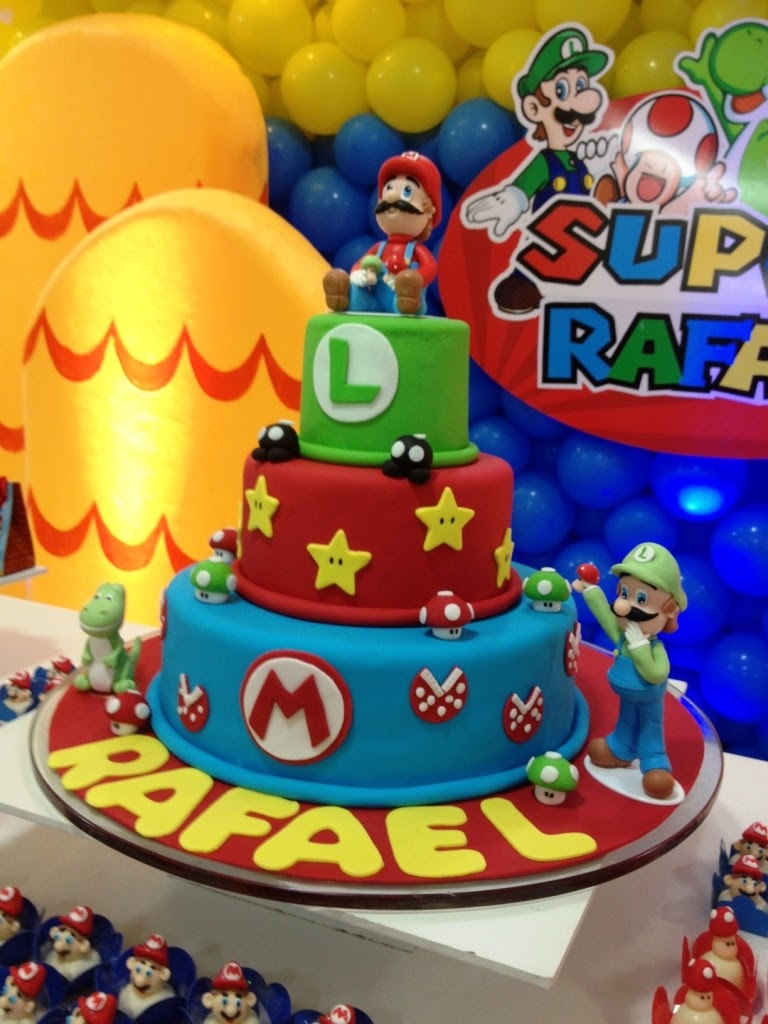 DistraidaMente: Dicas de bolo do super Mário Bros