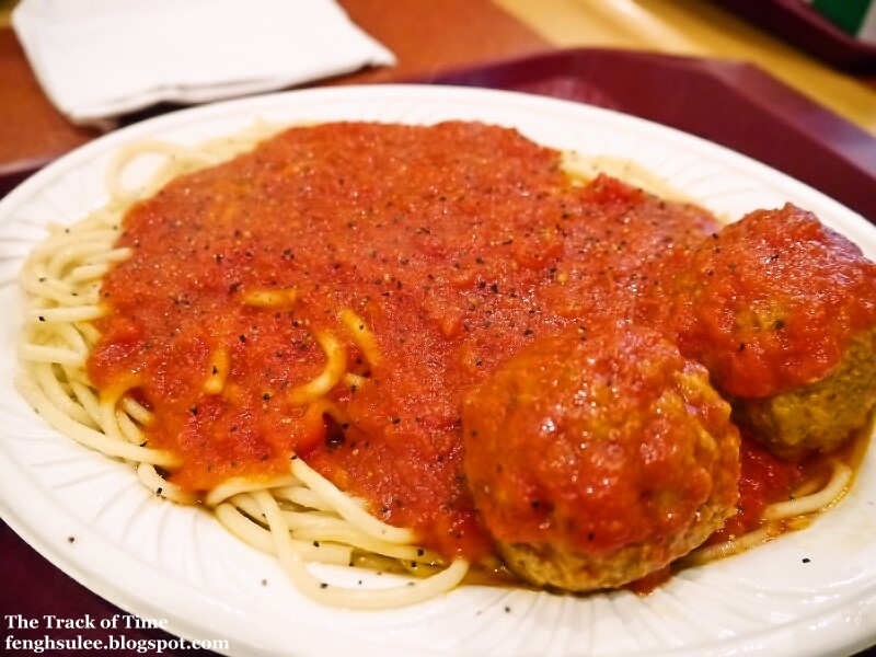Sbarro Fresh Italian Cooking - Spaghetti with Meat Balls | The Track of ...