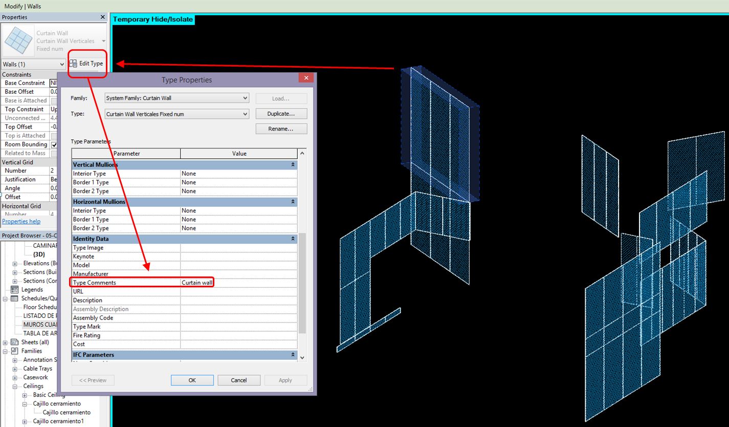 REVIT WINDSURFER: HOW TO EXCLUDE CURTIAIN WALLS FROM REVIT WALL SCHEDULES