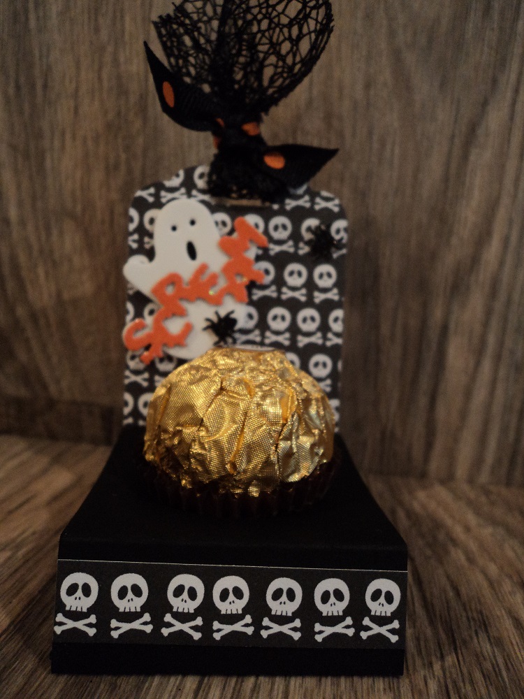 Card Corner by Candee: Ferrero Rocher BOO Holders
