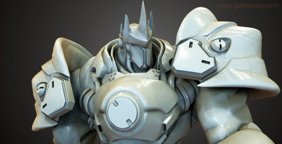 Overwatch - Reinhardt 3D Model | Static Figurine | 3D Printing Designs