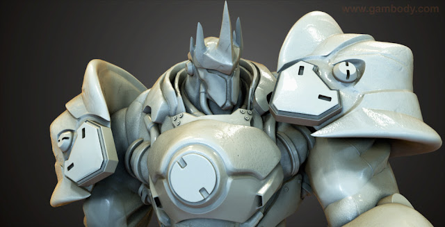 Overwatch - Reinhardt 3D Model | Static Figurine | 3D Printing Designs