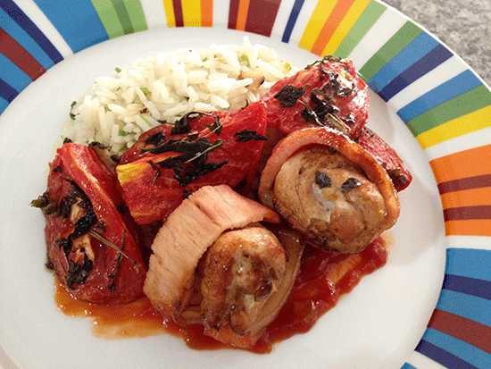 Vualá: Mignon de pollo con tomate