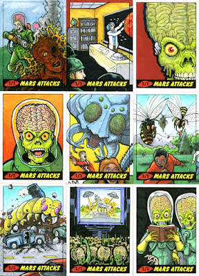 Drawn Under: First Post and Mars Attacks! Heritage Cards!