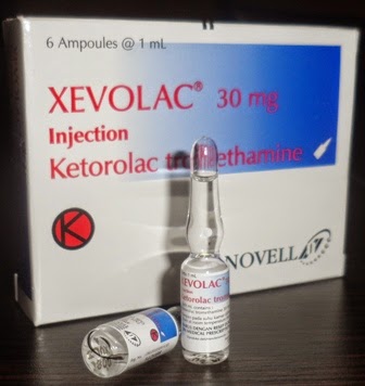 XEVOLAC Tablet Salut Selaput (Ketorolac Tromethamine) - Daftar Dosis Obat