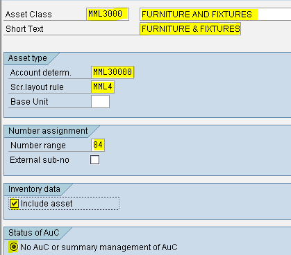 SAP - FICO MODULE LEARNING: Define Asset Classes in SAP